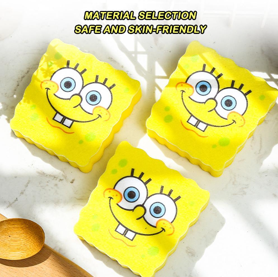 Better Buys SpongeBob sponge wipe household kitchen cleaning rag sponge ...