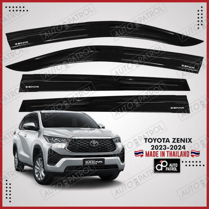 TOYOTA ZENIX 2023-2024 Window Door Visor Black / Rain / Sun Doorvisor ...