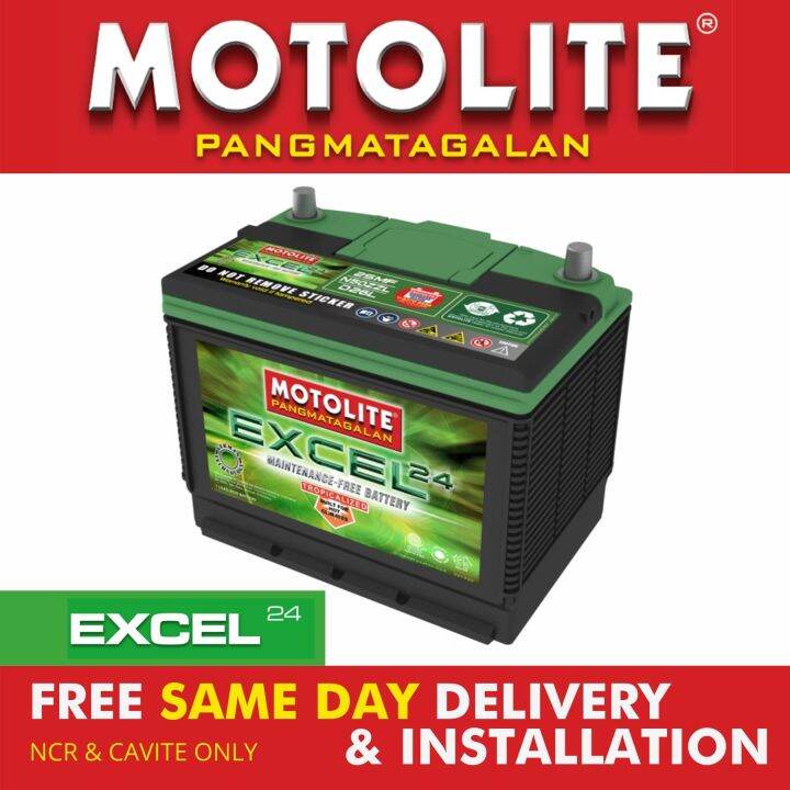 Motolite Excel Maintenance Free Car Battery 1SM / D23 / NS50 (24 Months ...