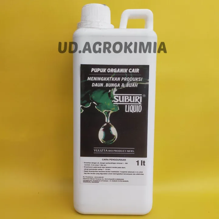 (100% ORIGINAL) PUPUK CAIR ORGANIK SUBURI LIQUID 1 LITER | Lazada Indonesia