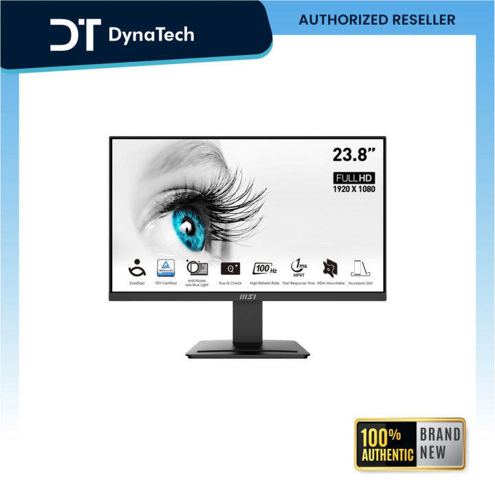 MSI PRO MP2412 23.8" VA 100Hz 1920X1080 1ms Freesync Professional ...