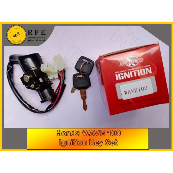 Honda Wave 100 Ignition switch key set | Lazada PH