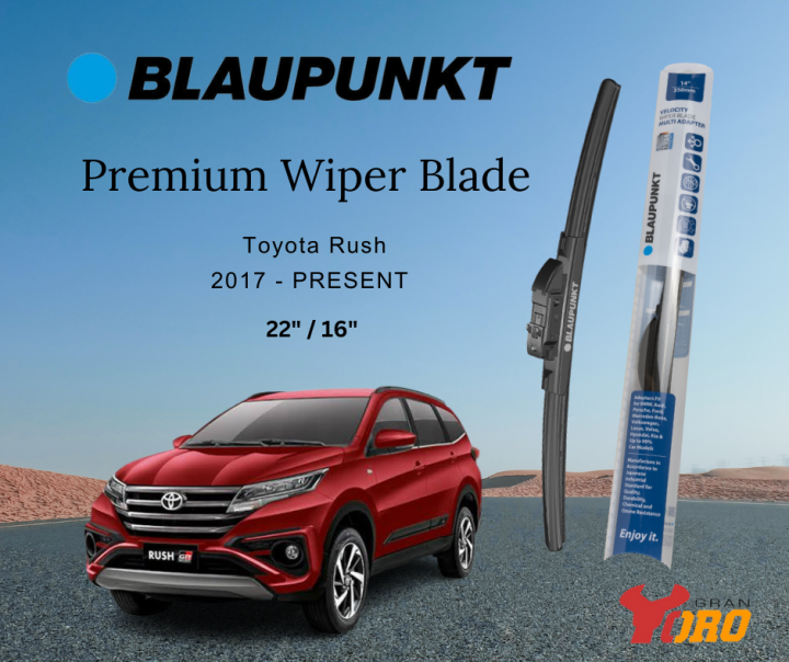 Blaupunkt Premium Wiper for Toyota Rush - 22'-16' | Lazada PH