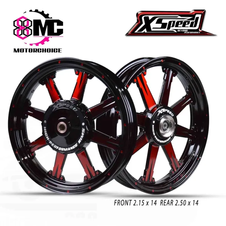 XSPEED MAGS XR8 MIO 125 / MXI / Soul i 125 8 Spokes Design | Lazada PH