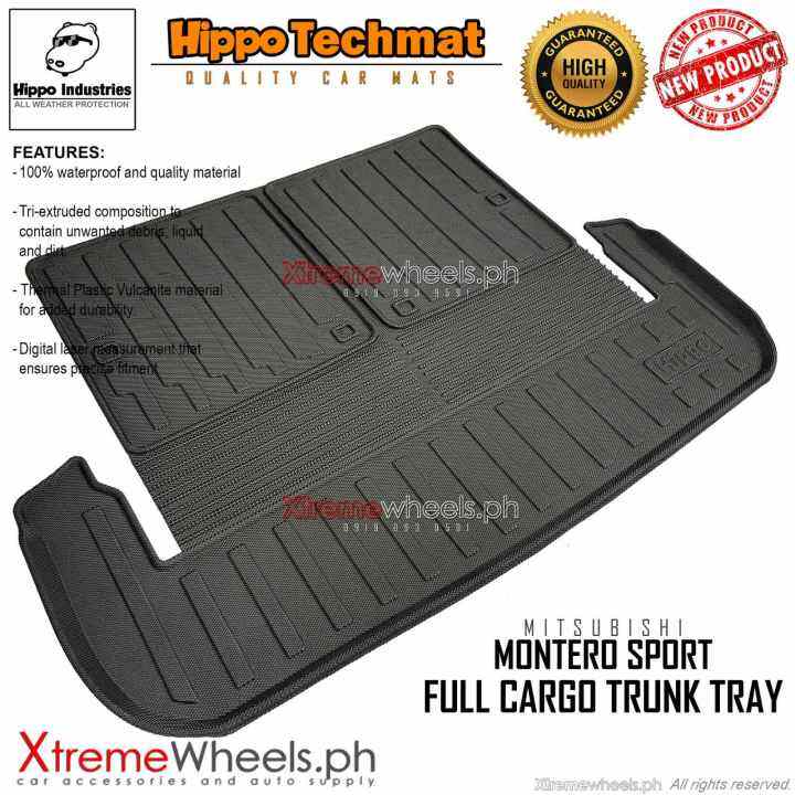 Mitsubishi Montero Sport 2016-2024 Full Cargo Trunk Tray Deep Dish matting ( Mitsubishi Montero ...