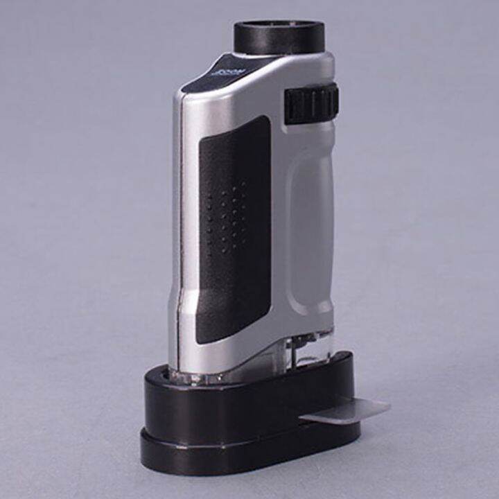 Pocket Microscope Loupe Glass Zoom HD Printing Multiftion Handheld UV ...