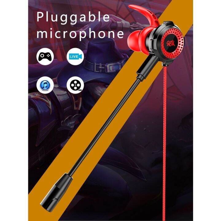 ♋【COD】G2000 Noise Reduction Gaming Earphones Stereo Sound Bass 3.5mm ...