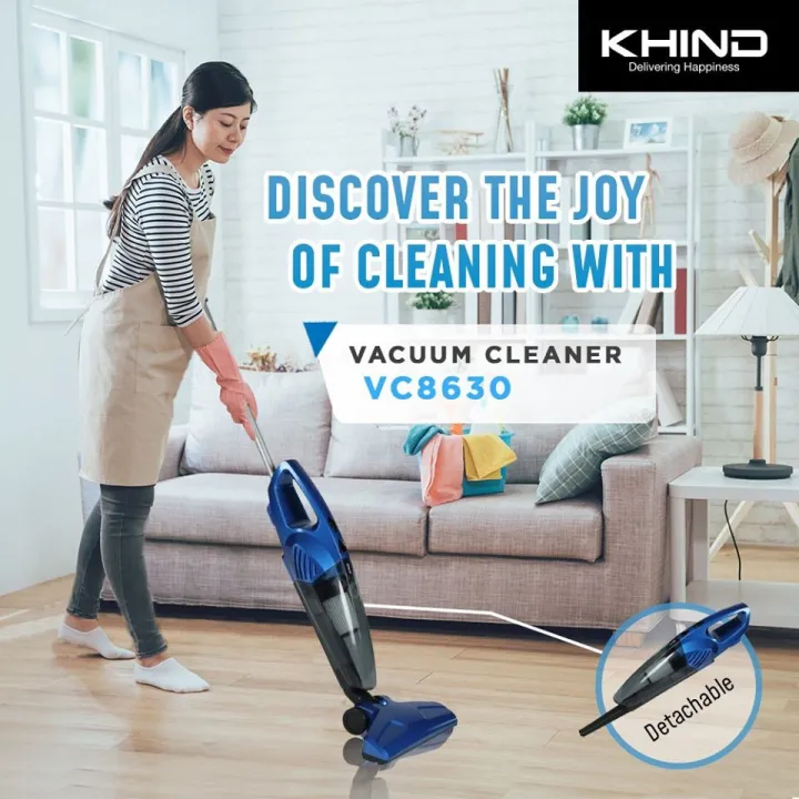 【NEW】KHIND VC8630 2 IN 1 Super Powerful Stand & Hand Vacuum Cleaner VC ...