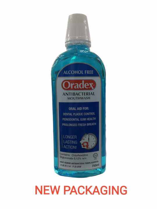 ORADEX ANTIBACTERIAL MOUTHWASH 750mL [EXP: 12/2024] | Lazada