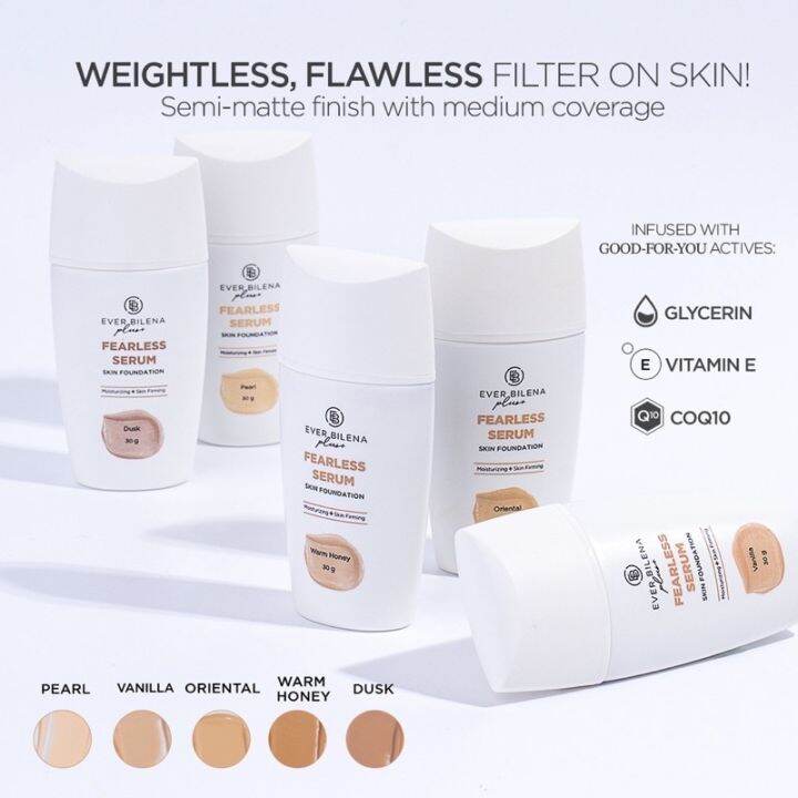 Ever Bilena Plus Fearless Serum Skin Foundation | Lazada PH