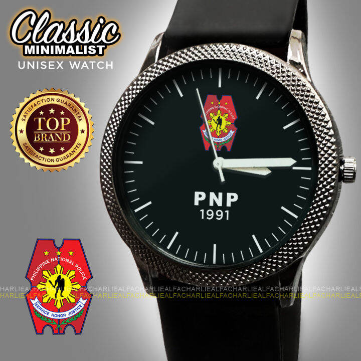ALFACHARLIE Philippine National Police Minimalist Unisex High Grade ...