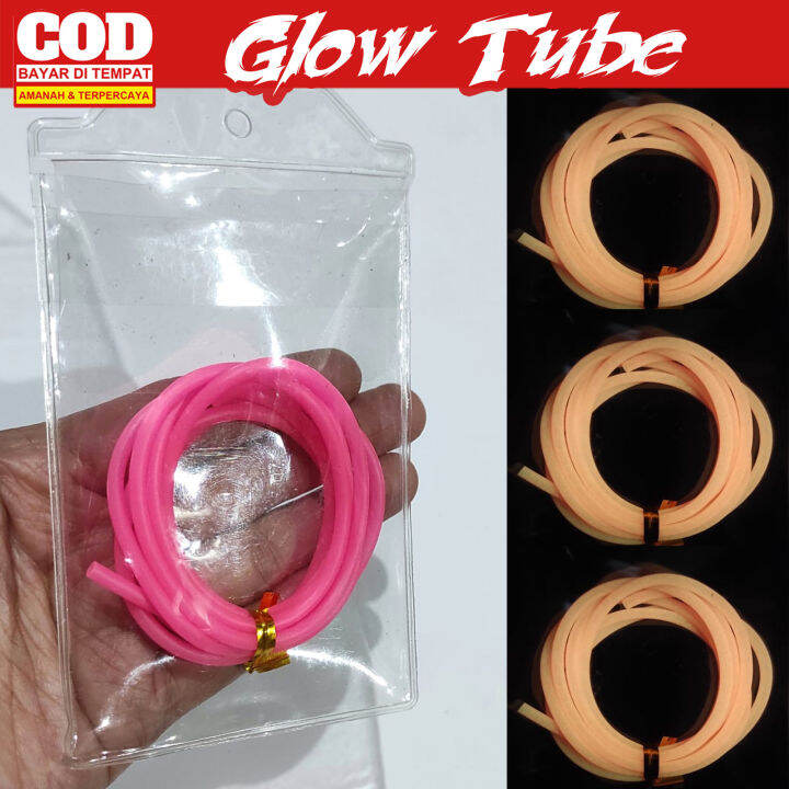 Selang Fosfor Glow in The Dark Warna Pink Menyala Dalam Gelap | Lazada ...