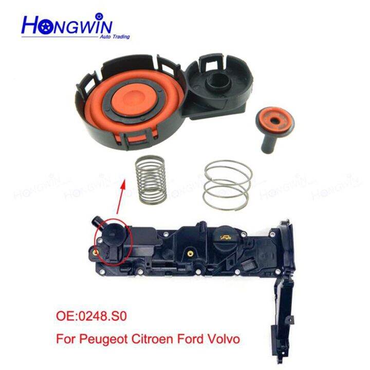 New PCV Valve Cover Repair Kit Valve Cap With Membrane For Peugeot ...