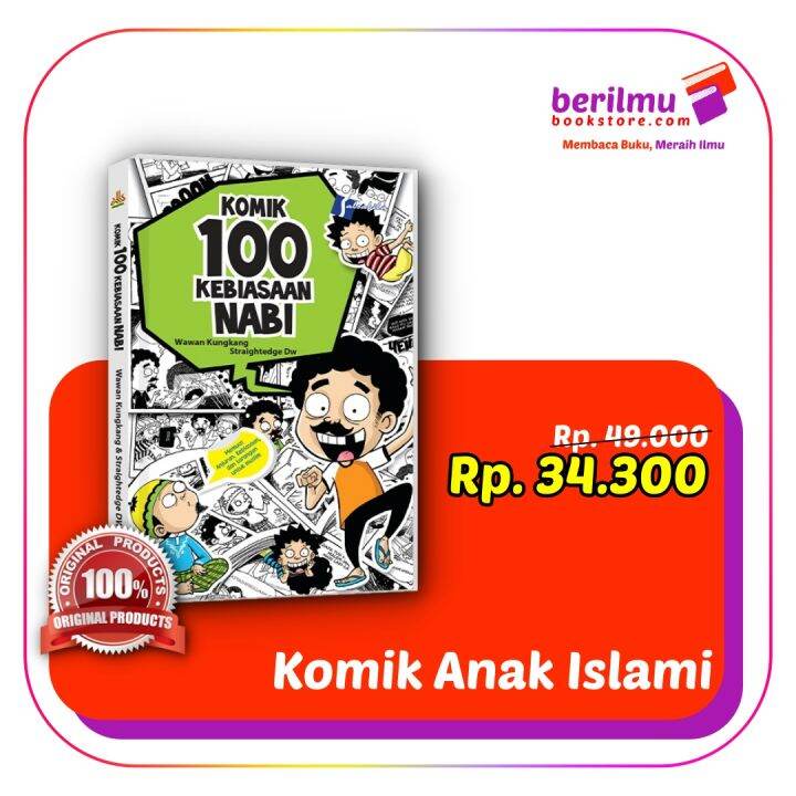 Komik 100 Kebiasaan Nabi Jilid 1 | Lazada Indonesia