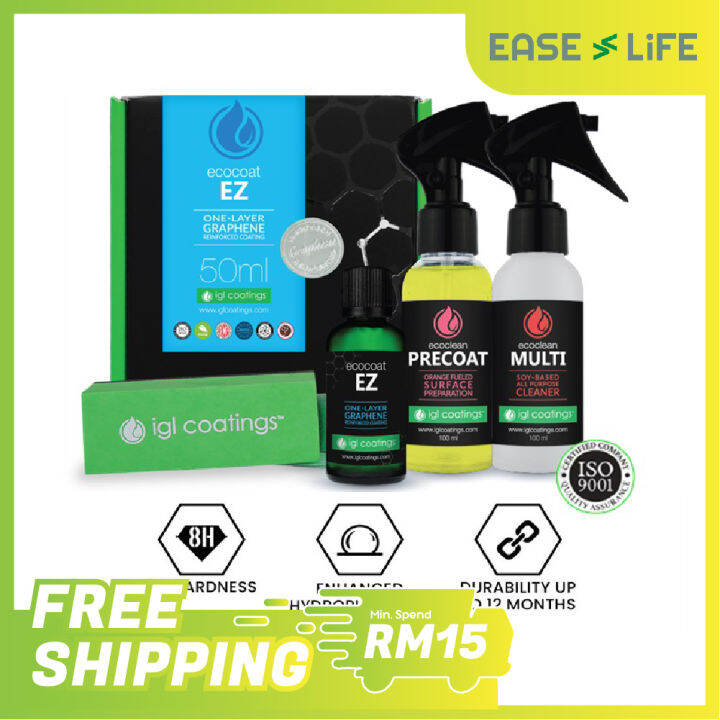 IGL Coatings Ecocoat EZ Graphene Reinforced Car Ceramic Coating ...