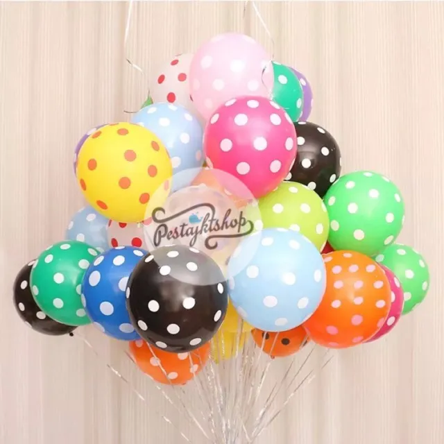 BALON LATEX POLKADOT PER PACK ISI 100 | Lazada Indonesia