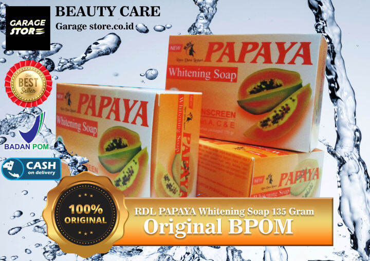 Sabun Papaya RDL 135 Gram 100% original Lisensi BPOM | Lazada Indonesia