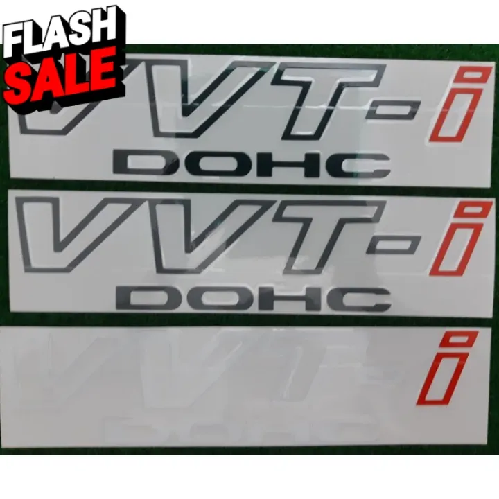 สติ๊กเกอร์ vvti dohcงานตัด %พร้อมส่งจร้า #คิ้วกันสาด #ผ้าคลุมรถ ...