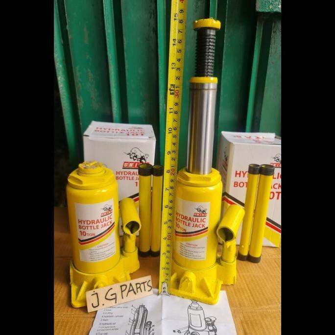 DONGKRAK BOTOL 10 TON HIDROLIK / HYDRAULIC JACK - TRUCK & MOBIL ...