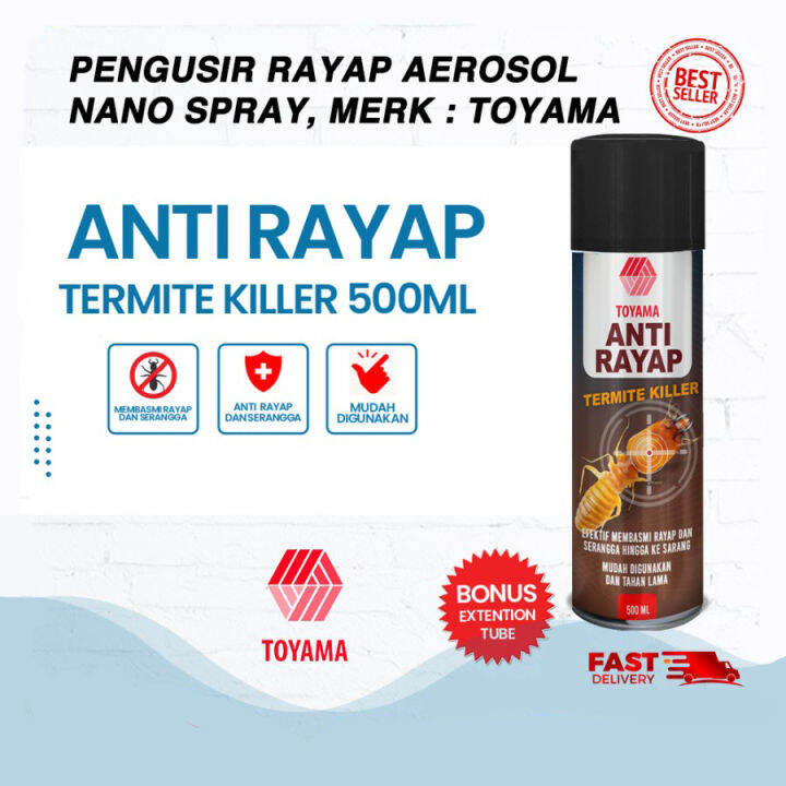 Pembasmi Rayap Aerosol Obat Anti Rayap Tembok Spray Racun Rayap 500ml ...