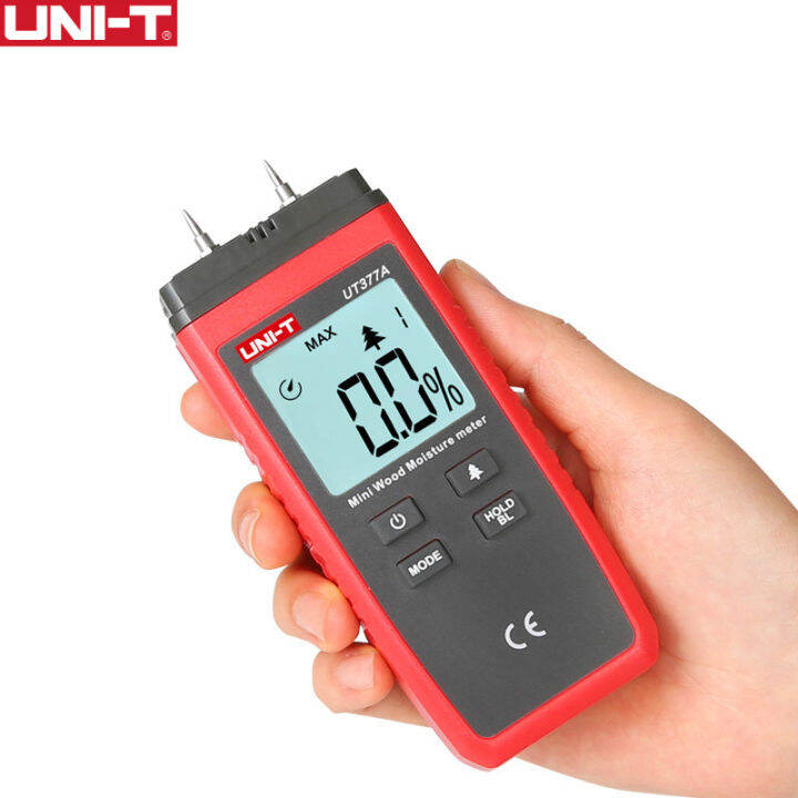 UNI-T UT377A Digital Wood Moisture Meter Hygrometer Humidity Tester for ...