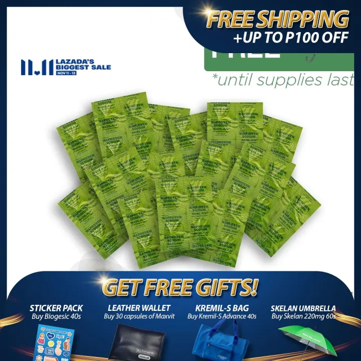 Buy Skelan 220mg 60s, get a free umbrella | Lazada PH