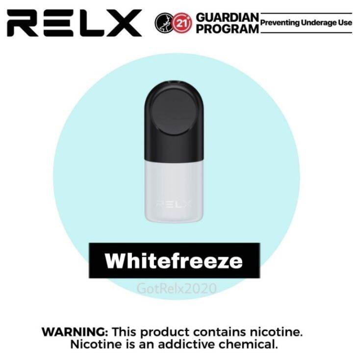 RELX pod pro WHITE FREEZE for essential artisan infinity device | Lazada PH