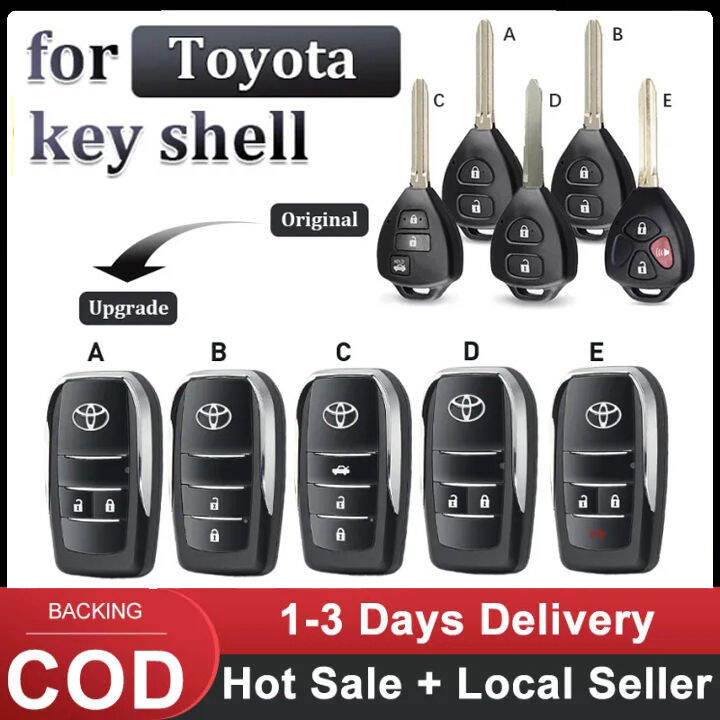 Toyota Flip Key Cover Remote Shell Replacement Case remote shell ...