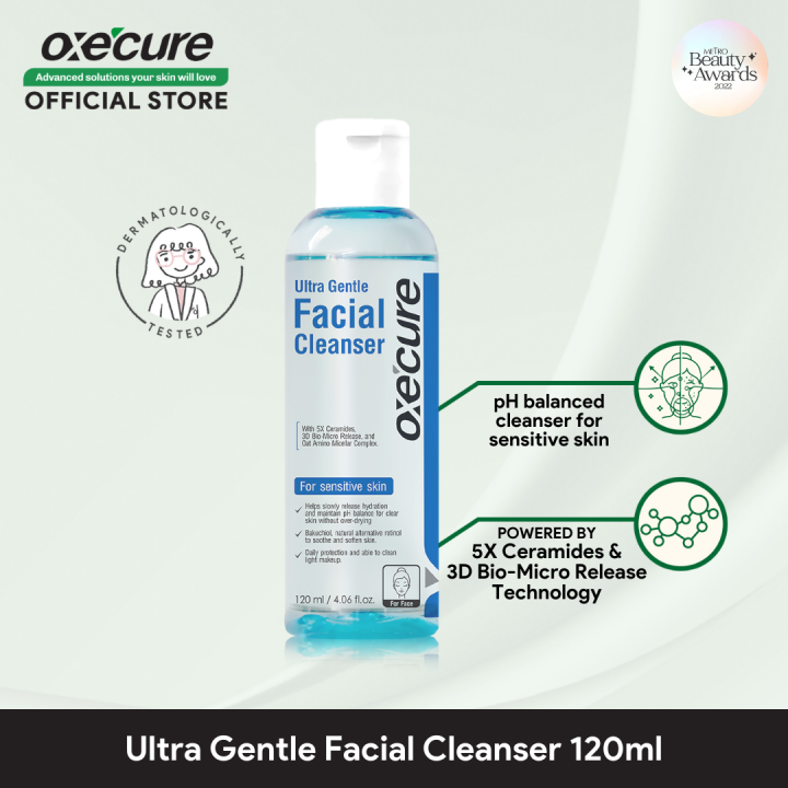 OXECURE Ultra Gentle Facial Cleanser 120ml | Lazada PH