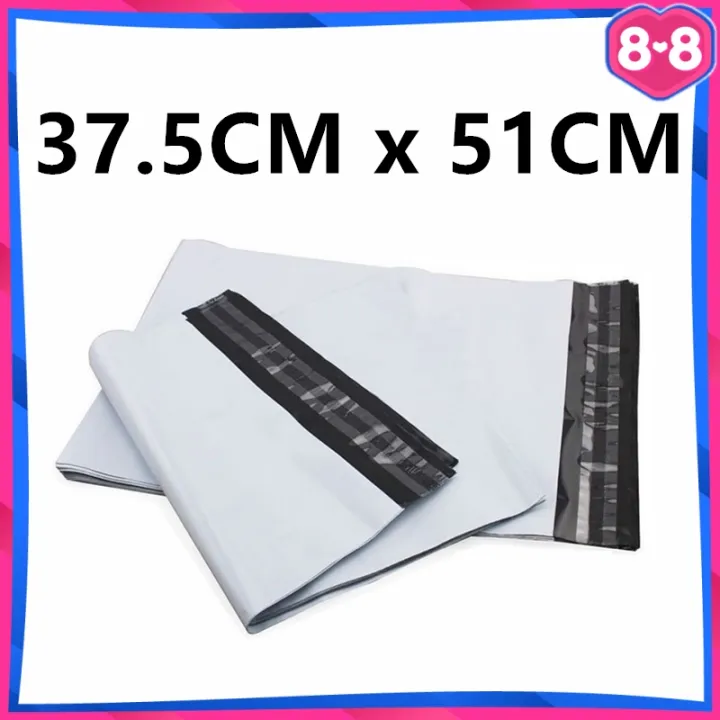 XL size 100pcs poslaju courier parcel flyer black plastic bag pack ...