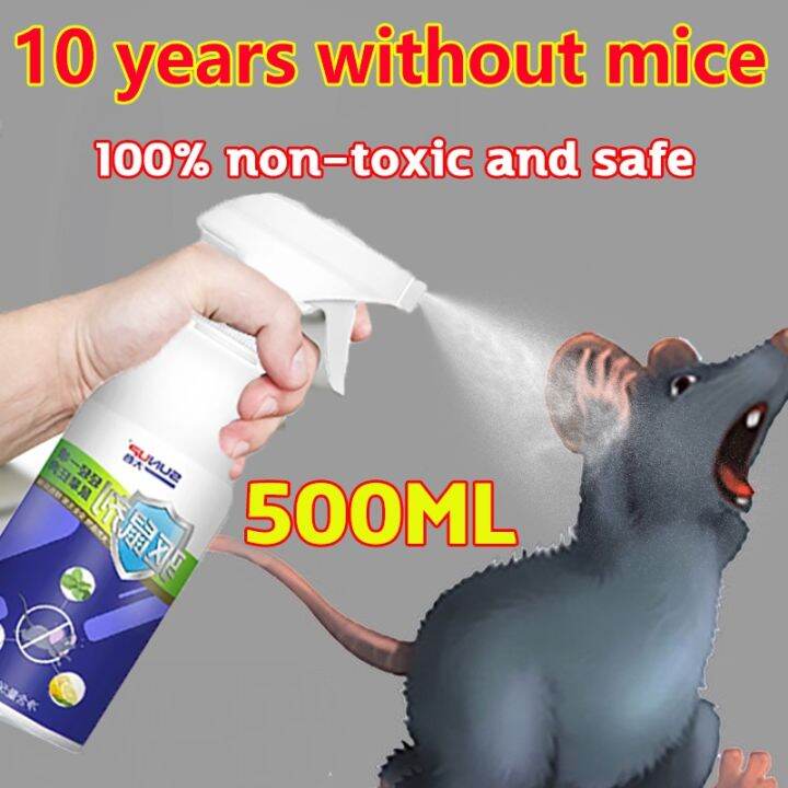 【READY STOCK】 ♟10 years without mice Rat Repellent Spray Anti Rat Spray ...