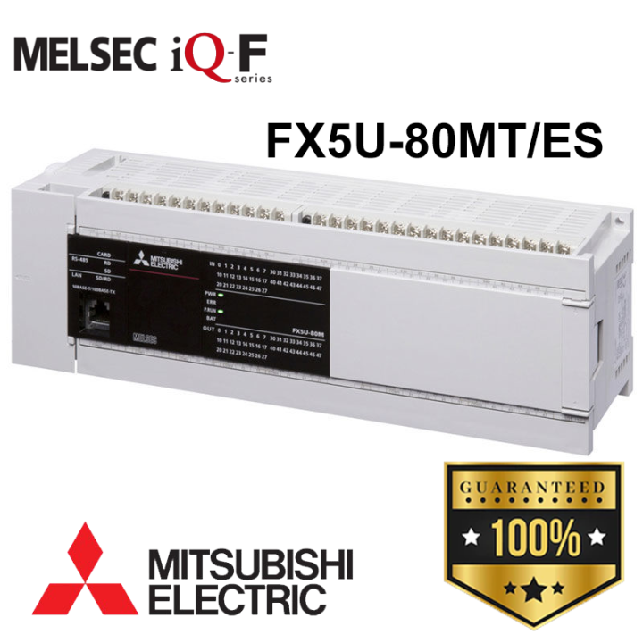 Mitsubishi PLC FX5U series FX5U80MT/ES Programmable Logic Controller | Lazada