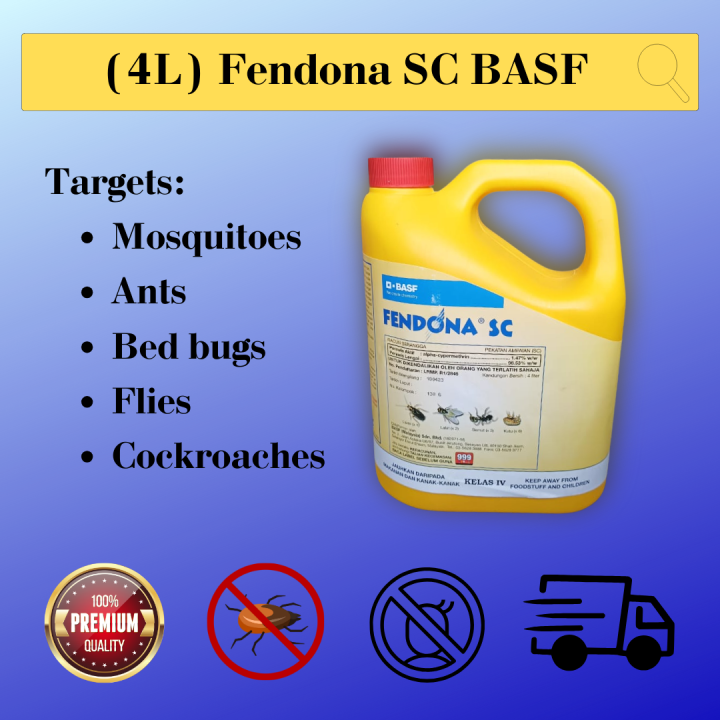 (4L) Fendona SC BASF/ Insecticide Alpha Cypermethrin 1.47%/ Untuk Lipat ...