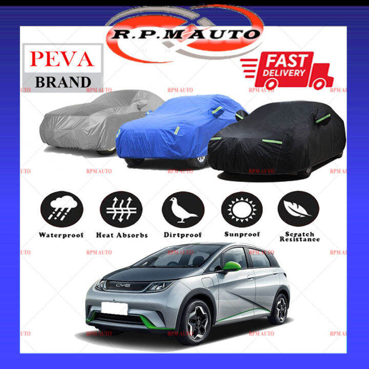 BYD DOLPHIN PEVA Cover Outdoor Protection Resistant Water Proof Rain ...