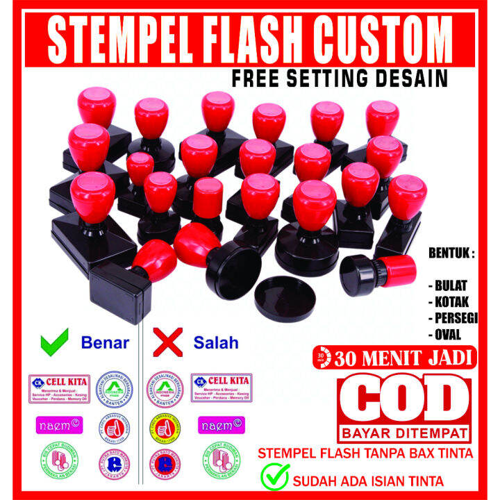 Stempel Custom, Stempel Logo, Stempel Lunas, Stempel Nama,Stempel Tanda ...