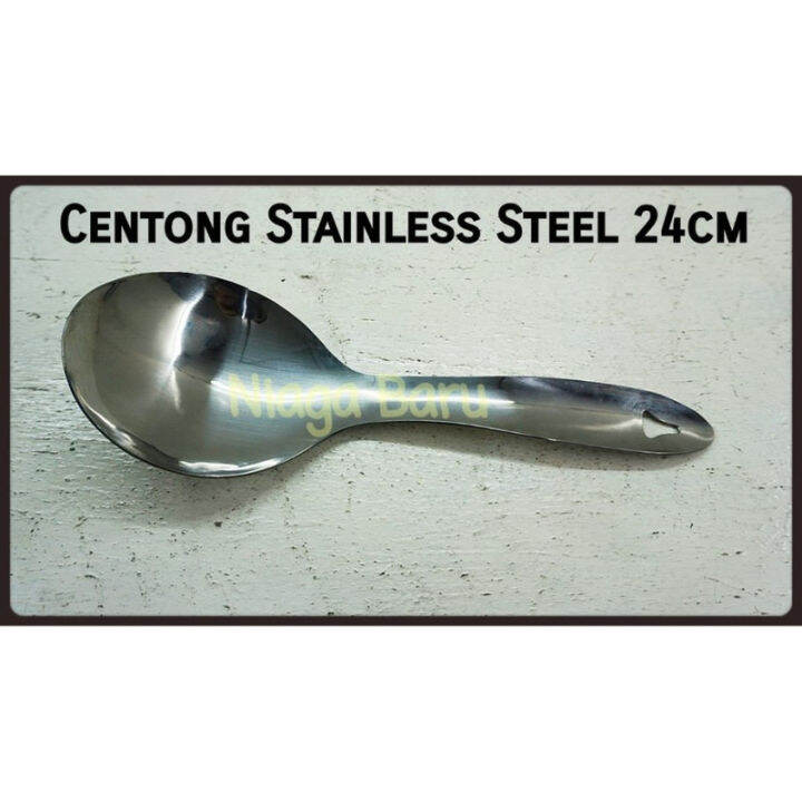 Centong Nasi Centong Sayur Centong Lauk Stainless Steel 24 Cm M-713 ...