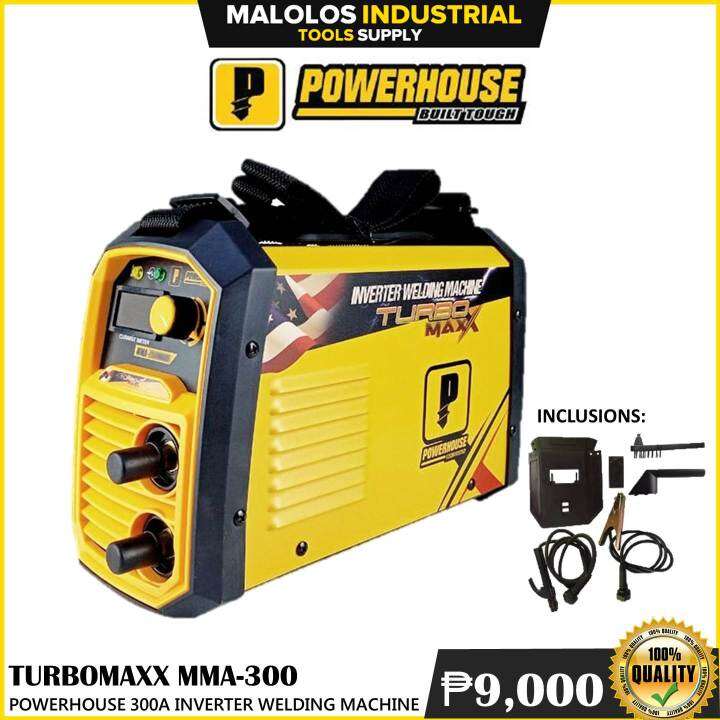 POWERHOUSE TURBO MAXX MMA-300 Inverter Welding Machine 300AMP | Lazada PH