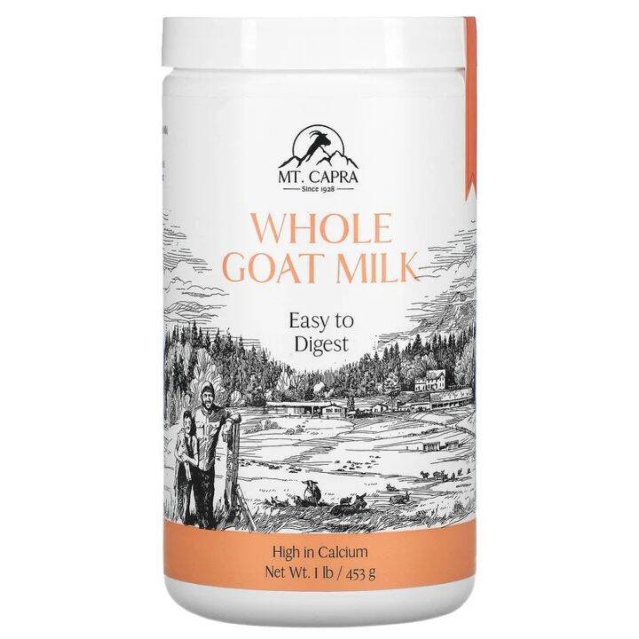 [PRE-ORDER] MT. CAPRA WHOLE GOAT MILK POWDER 453G - EASY DIGEST PROTEIN ...