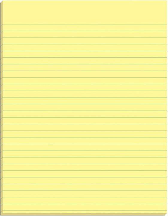 Yellow Pad Paper, Legal Pad, Gum-Top, One Pad, approx 80Sheets | Lazada PH