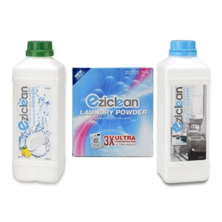 HAI O 3 SERANGKAI Eziclean 3X Ultra Concentrated Laundry Powder ...