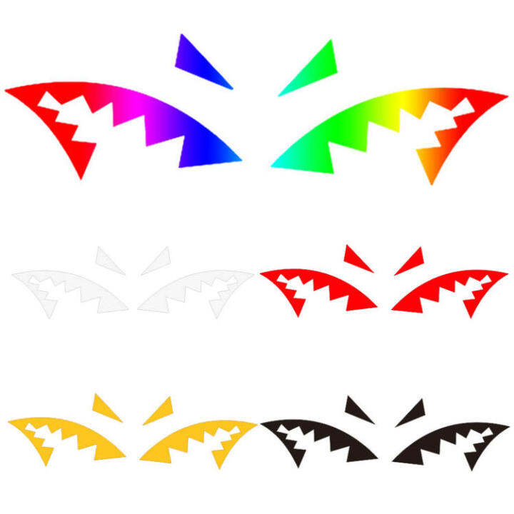 Shark Fin Sticker Self-Adhesive Waterproof Cartoon Shark Body Decals ...