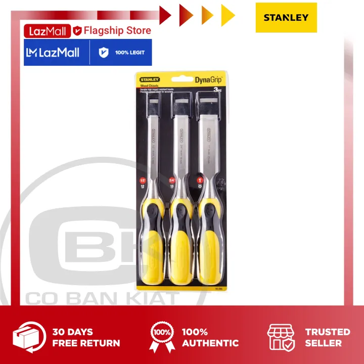 Stanley Dynagrip Wood Chisel Set 3pcs (16-285) | Lazada PH