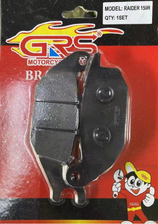 TLJ Motorcycle 1PC GRS Brake Pad WAVE/SNIPER/MIO/SHOGUN/RAIDER/DASH ...