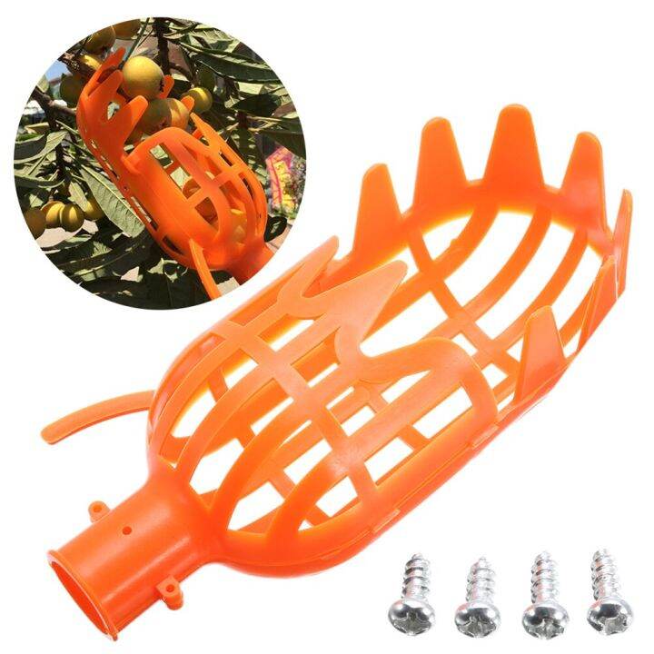 Plastic Fruit Picker Basket Head Labor Saving Tool Fruits Catcher ...