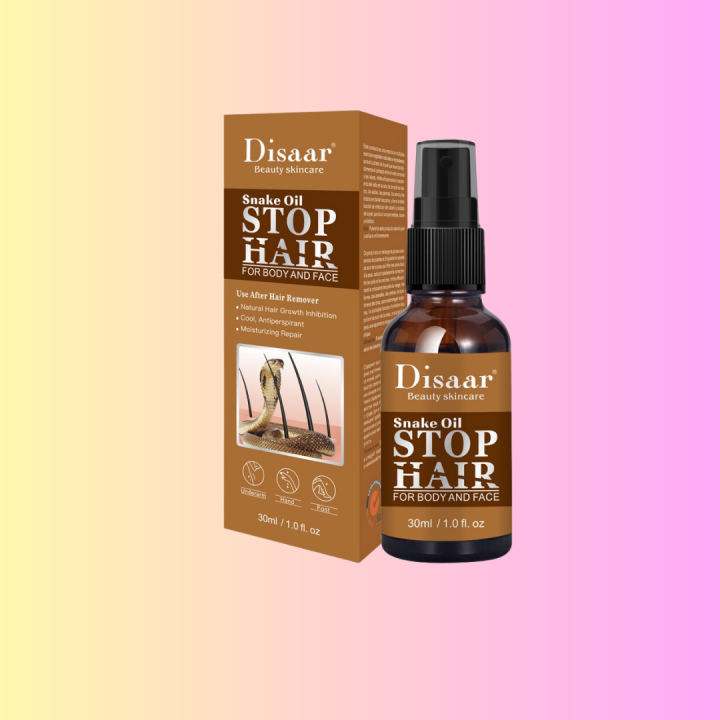 Powerful Permanent Painless Disaar Hair Removal Spray Snake Oil Spray ...