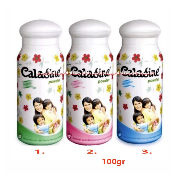 Bedak Caladine Powder 100gr Bedak Talk Caladinne Kaladine Bedak Tabur ...