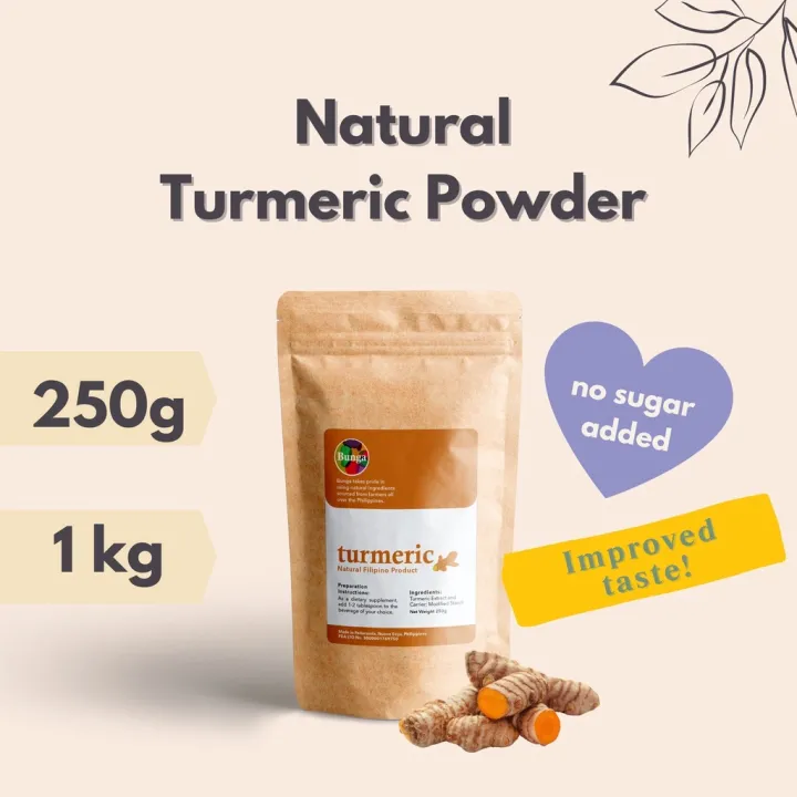Natural Turmeric (Luyang Dilaw) Powder, 250 grams or 1kg | Lazada PH