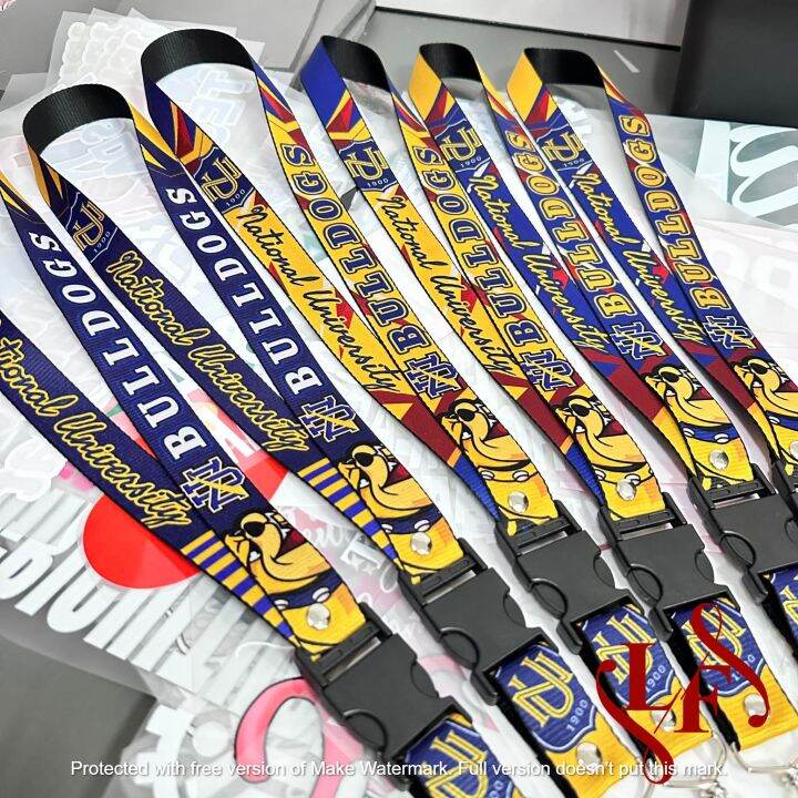 NU Bulldogs National University ID Lace Lanyard ID Sling ID Holder ...