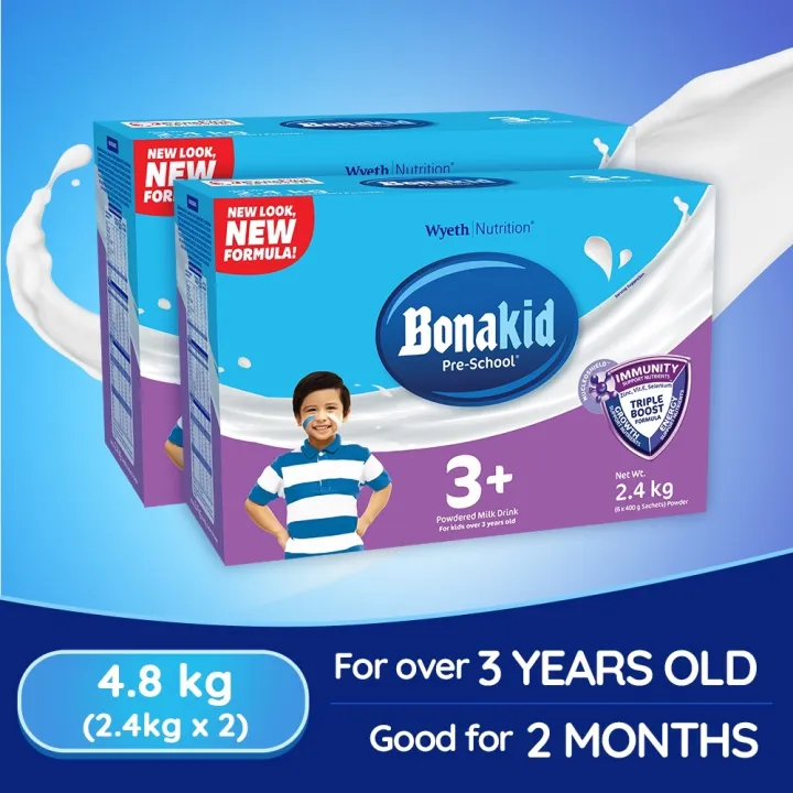 BONAKID PRE-SCHOOL® 3 Powdered Milk Drink for Children Over 3 Years Old ...