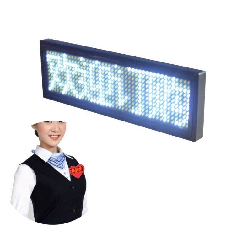 Bluetooth LED Name Badge Tag Signs Wearable LED Name Board Moudle for ...